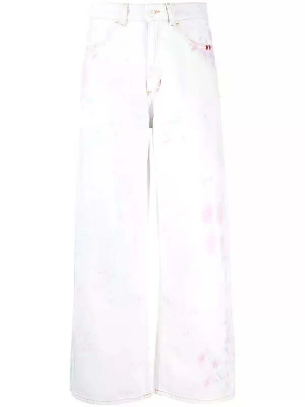 AMISH Wide-leg Tie-dye Trousers