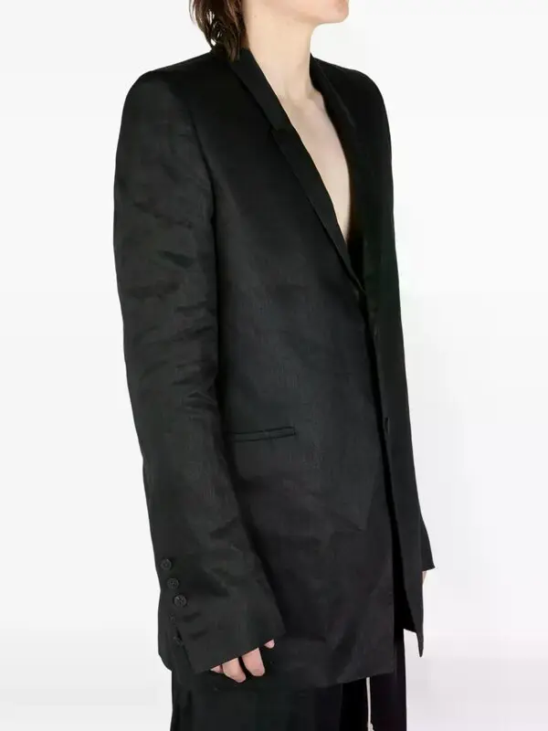 Rick Owens Satin-finish Blazer
