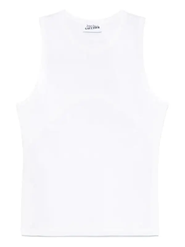 Jean Paul Gaultier Jersey Tank Top - White