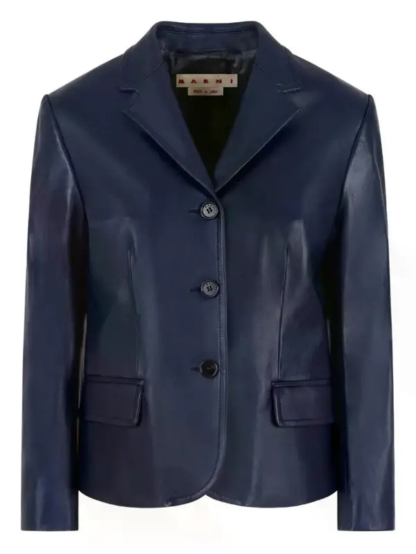 Marni Leather Blazer