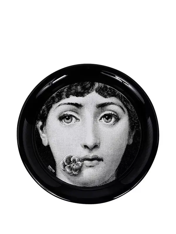 FORNASETTI Tema E Variazioni N.137 Iron Tray - Black