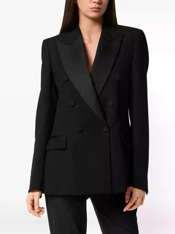 Philipp Plein Double-breasted Blazer - Black