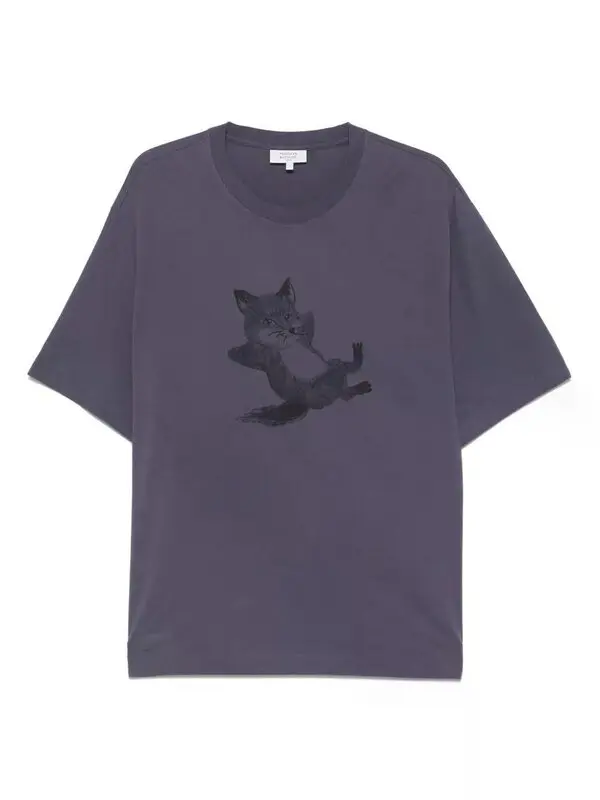 Maison Kitsuné Chillax-print T-shirt