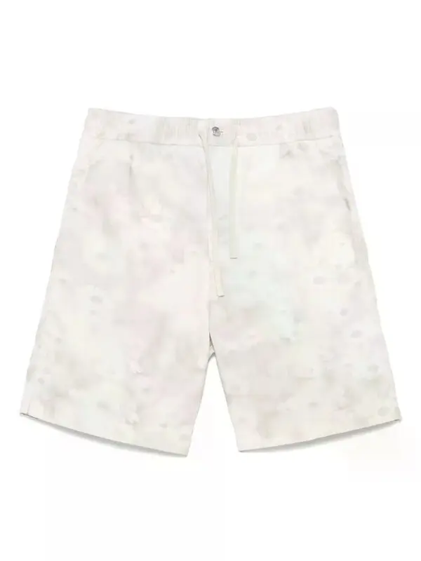 Maison Kitsuné Printed Denim Shorts