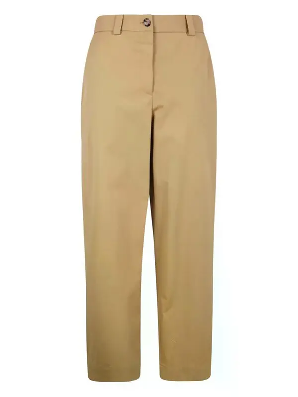 Khaite Cotton Straight-leg Trousers