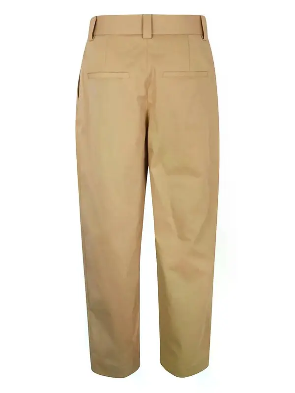 Khaite Cotton Straight-leg Trousers