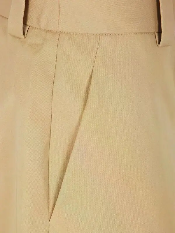 Khaite Cotton Straight-leg Trousers