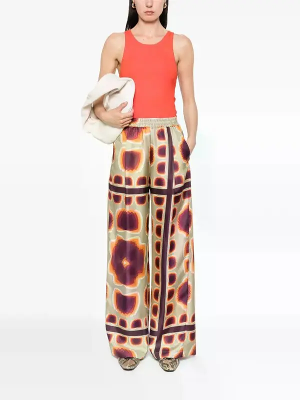 ODEEH Graphic-print Trousers