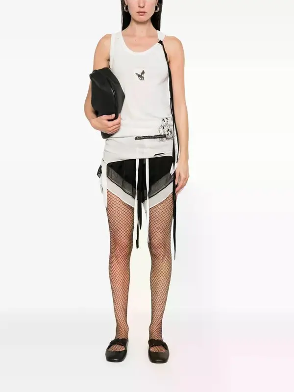 Ann Demeulemeester Zina Tank Top - Neutrals | Editorialist