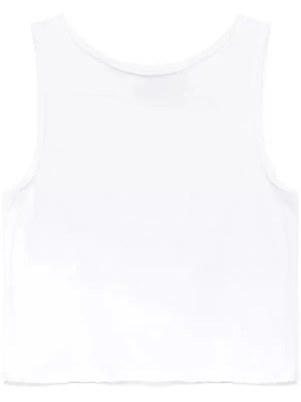 Izzue Cotton Tank Top - White