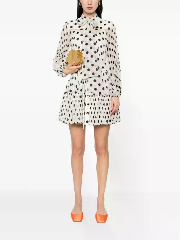 Zimmermann Pussy Bow Mini Dress