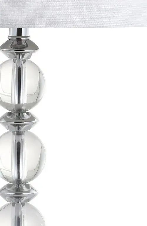 JONATHAN Y Paul 26" Crystal/metal Led Table Lamp