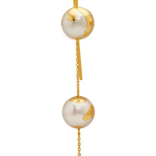 DHWANI BANSAL Selene Baroque Pearl Drop Earrings