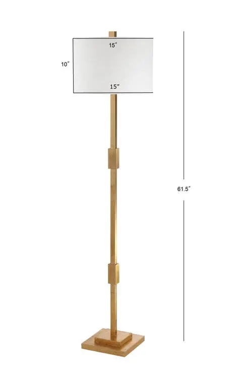 JONATHAN Y Windsor 61.5" Resin/metal Led Floor Lamp