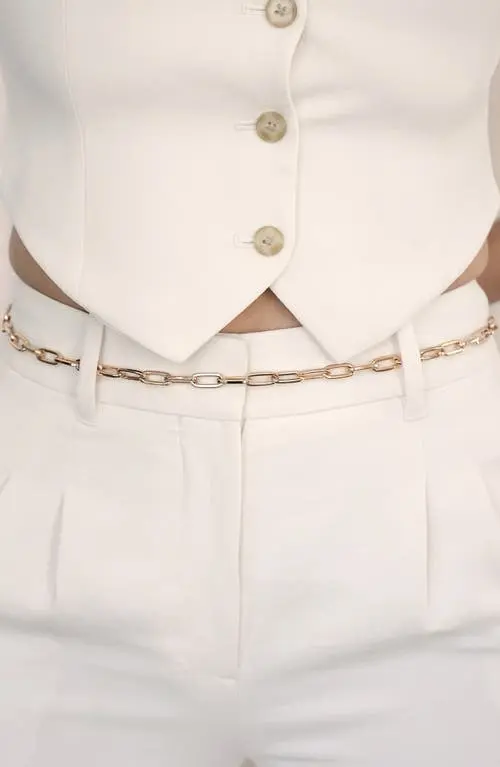Ettika Paperclip Chain Belt - Gold