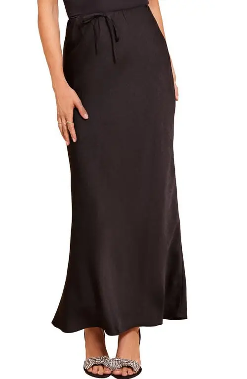 FRIENDS LIKE THESE Satin Maxi Skirt
