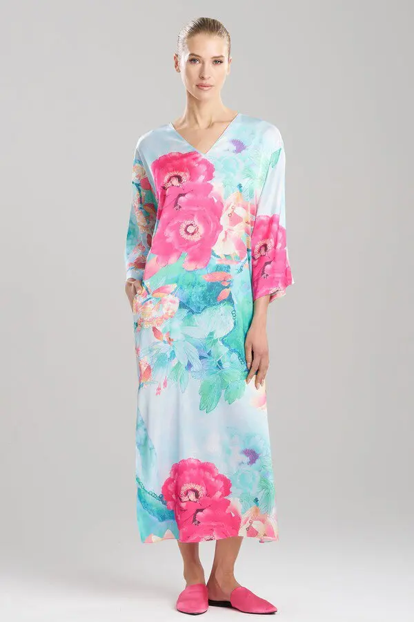 Natori Floral Garden Caftan