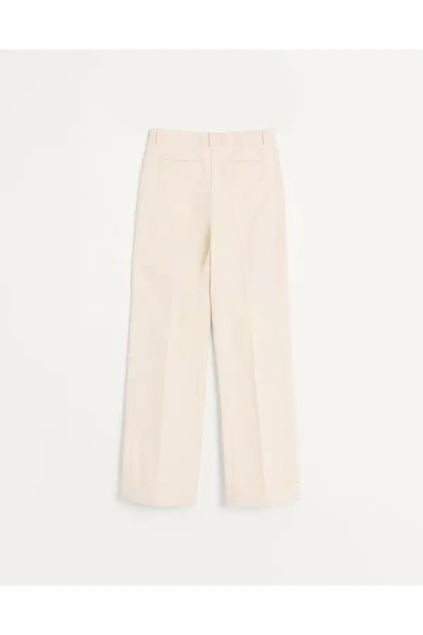 Valentino Garavani Cuffed Cotton Canvas Pants