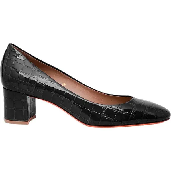 Santoni Low-heel Pump - Black