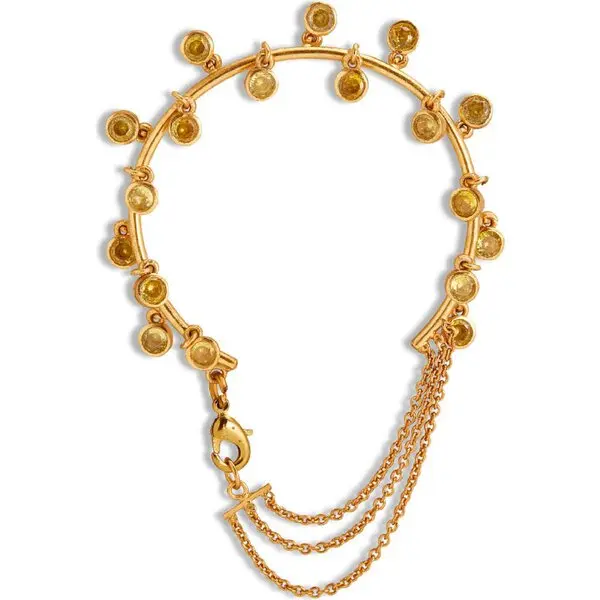 DHWANI BANSAL Kandi Mini Bracelet - Gold Plated