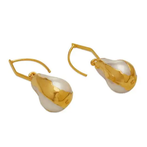 DHWANI BANSAL Kora Baroque Pearl Drop Earrings