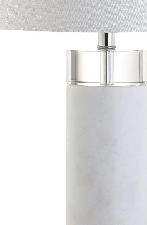 JONATHAN Y Hunter 32" Marble/crystal Led Table Lamp