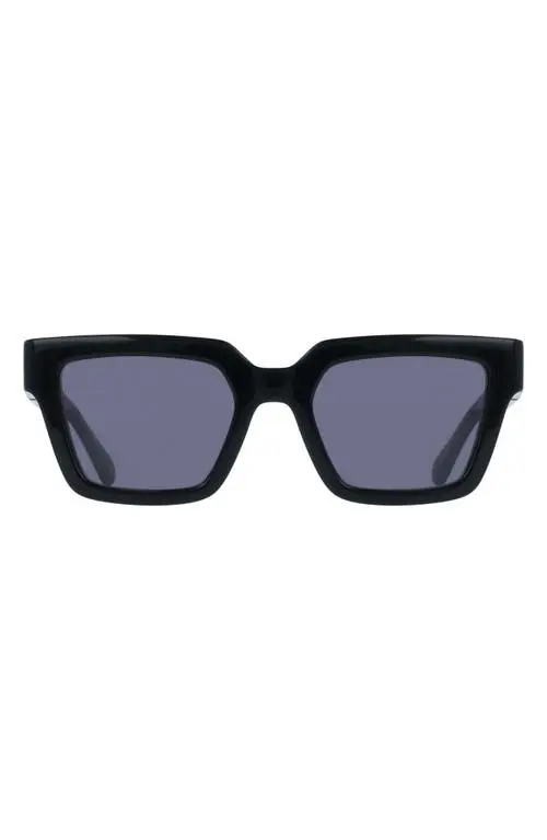 FERRAGAMO 52mm Square Sunglasses - Black