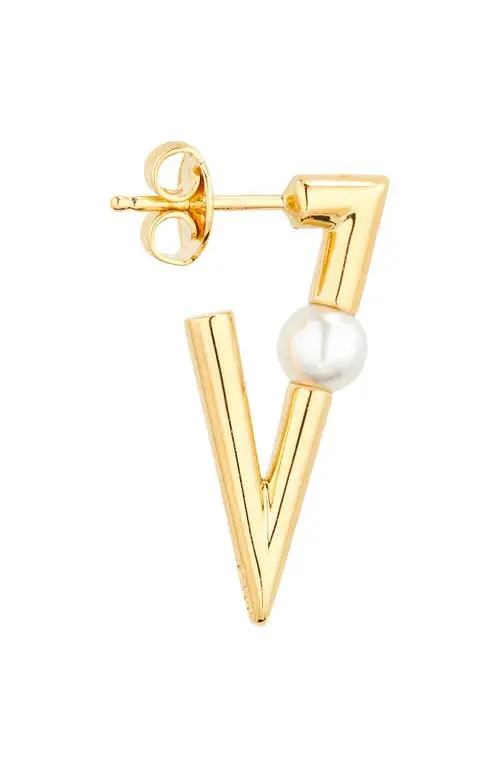 Mikimoto Akoya Pearl Triangular Earrings