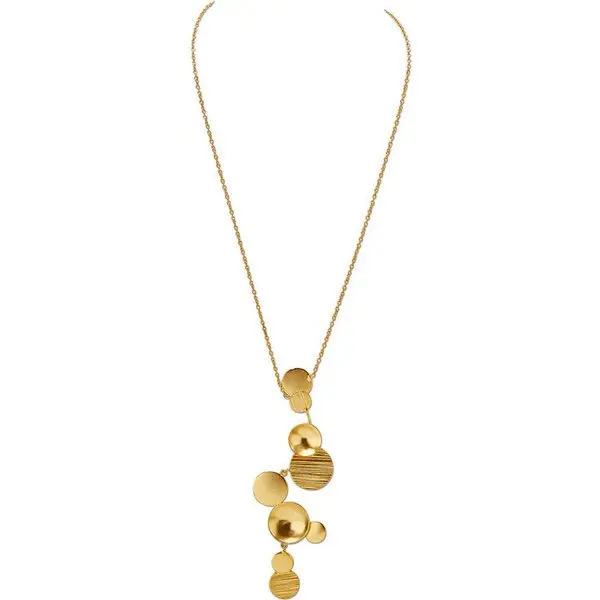 DHWANI BANSAL Aeya Pendant Necklace - Gold Plated