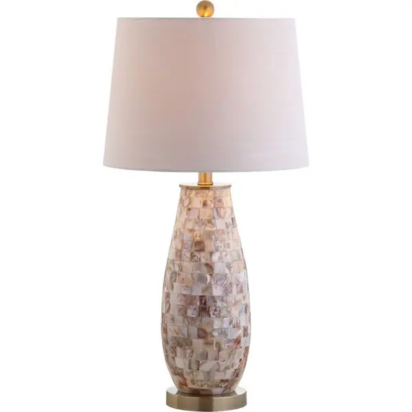 JONATHAN Y Jocelyn 28" Seashell Led Table Lamp