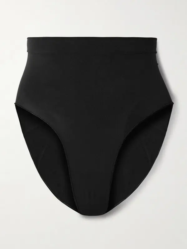 SKIMS Seamless Sculpt Mid Waist Briefs - Black