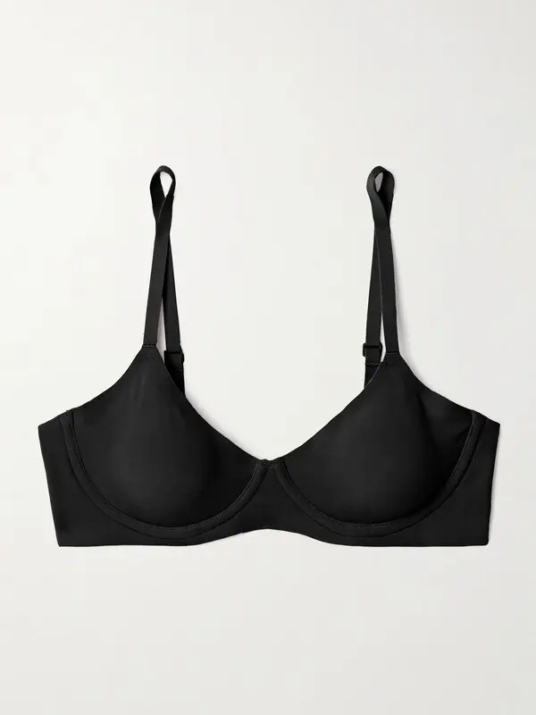 SKIMS Fits Everybody Unlined Demi Bra - Black