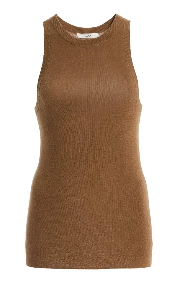 Co Cashmere Tank Top - Brown