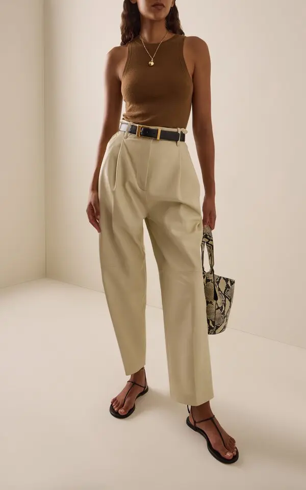 Co Cashmere Tank Top - Brown