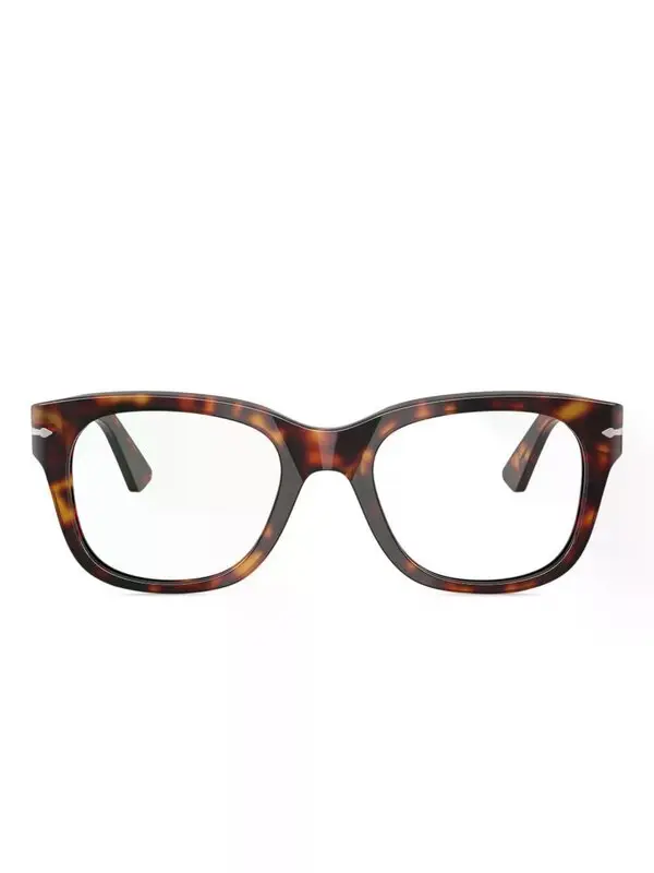 Persol Round Frame Eyeglasses - Brown