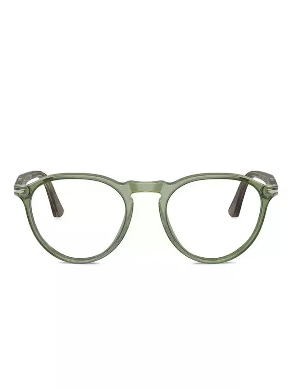 Persol Round Frame Glasses - Green