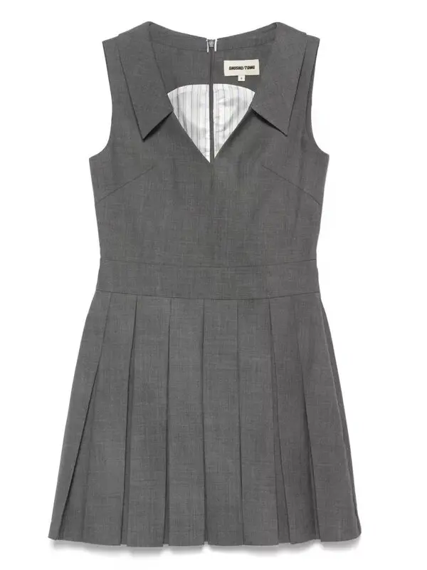 SHUSHU/TONG Pleated Mini Dress
