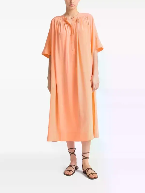 YVES SALOMON Silk Midi Dress
