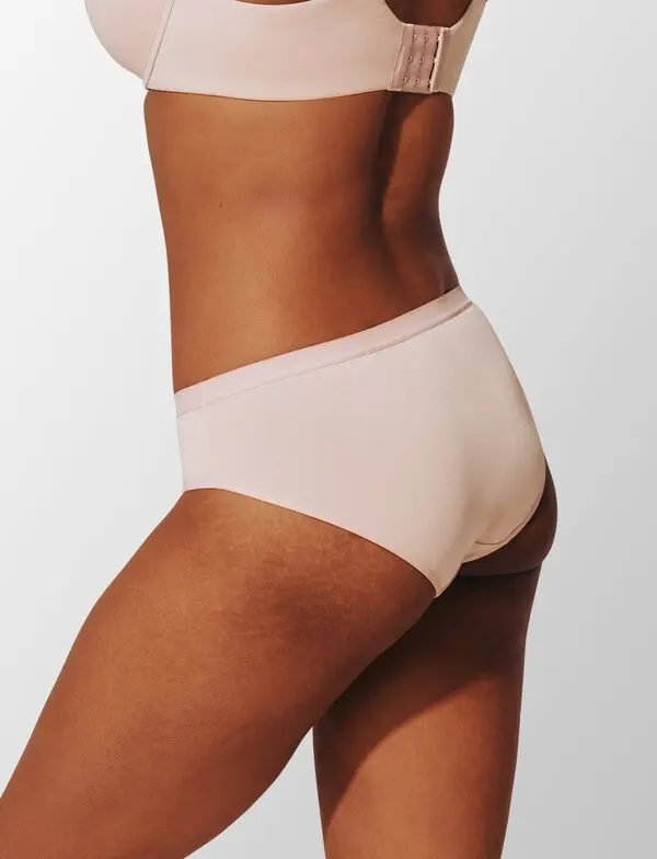 THIRDLOVE Organic Cloud Cotton Hipster Panty - Rose Dust