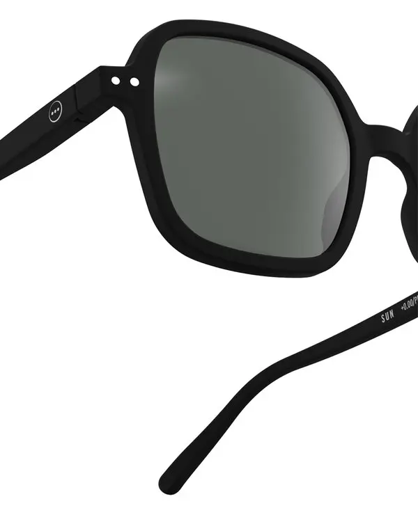 IZIPIZI Square Sunglasses - Black