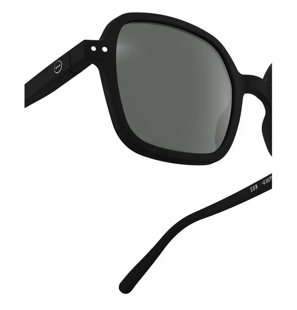 IZIPIZI Square Sunglasses - Black