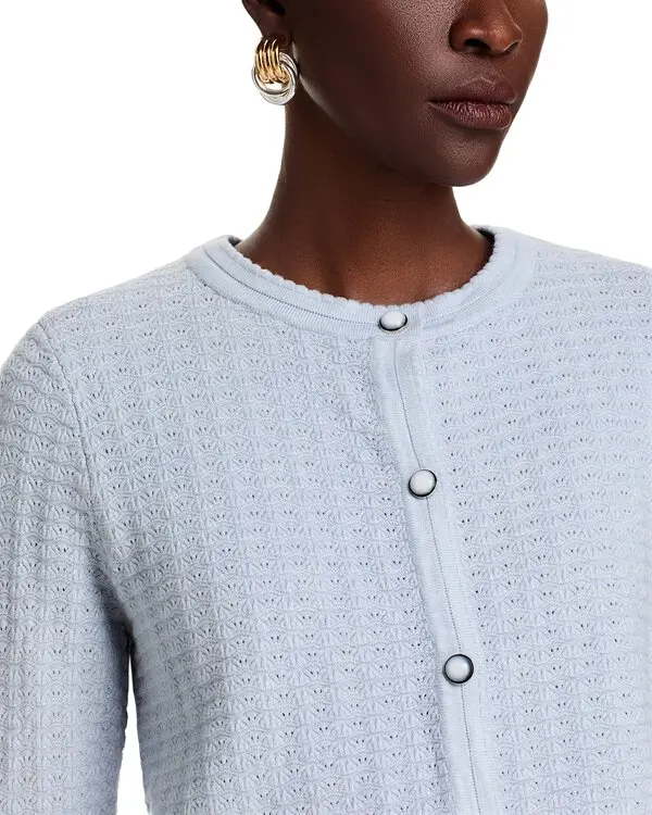 SIONI Ribbed Knit Cardigan