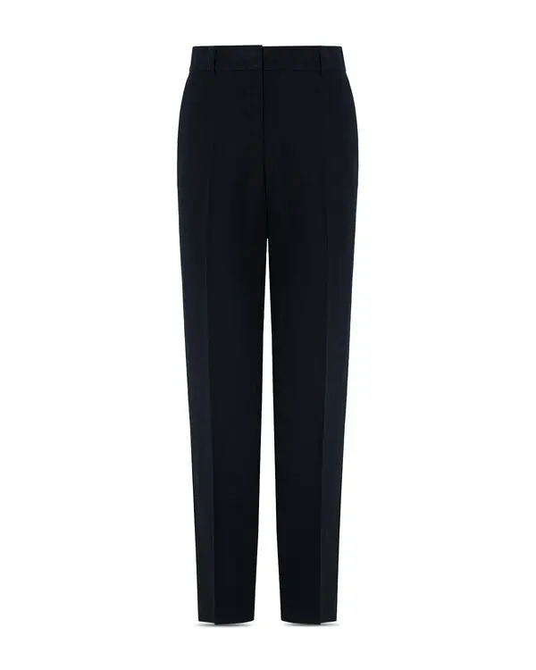 Emporio Armani Linen Straight Leg Trousers
