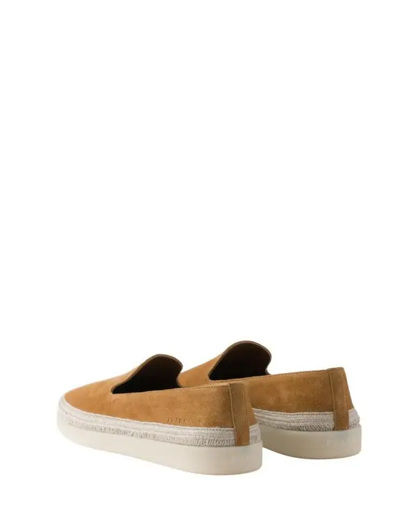 Prada Suede Loafers - Brown