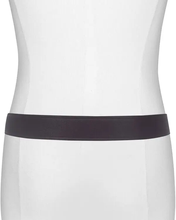 Vince Flat Pebble Leather Belt