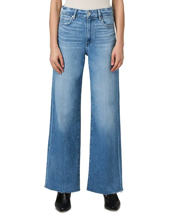 Paige Anessa High-rise Wide-leg Jeans - Mesmerize