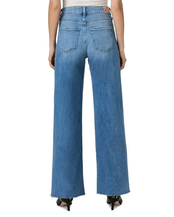 Paige Anessa High-rise Wide-leg Jeans - Mesmerize
