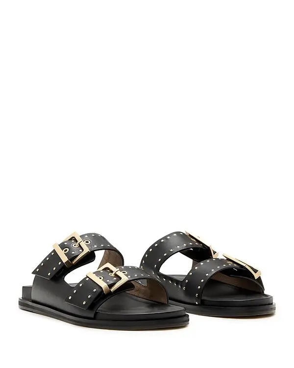 ALLSAINTS Magda Studded Sandals - Black