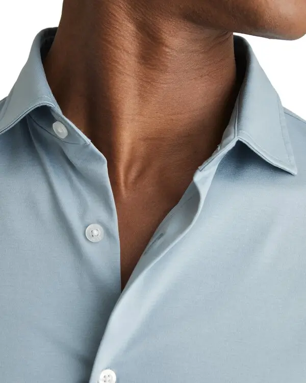 REISS Airwater Finish Button Front Shirt