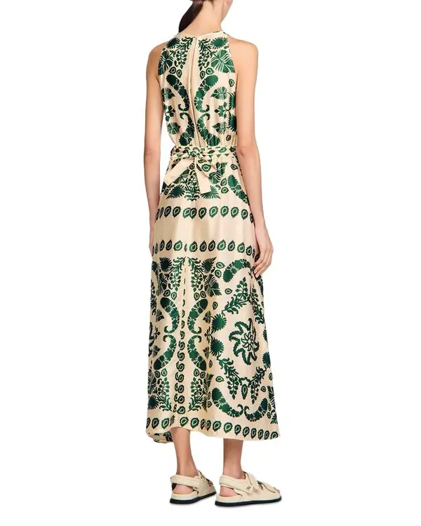 Sandro Cutout Maxi Dress
